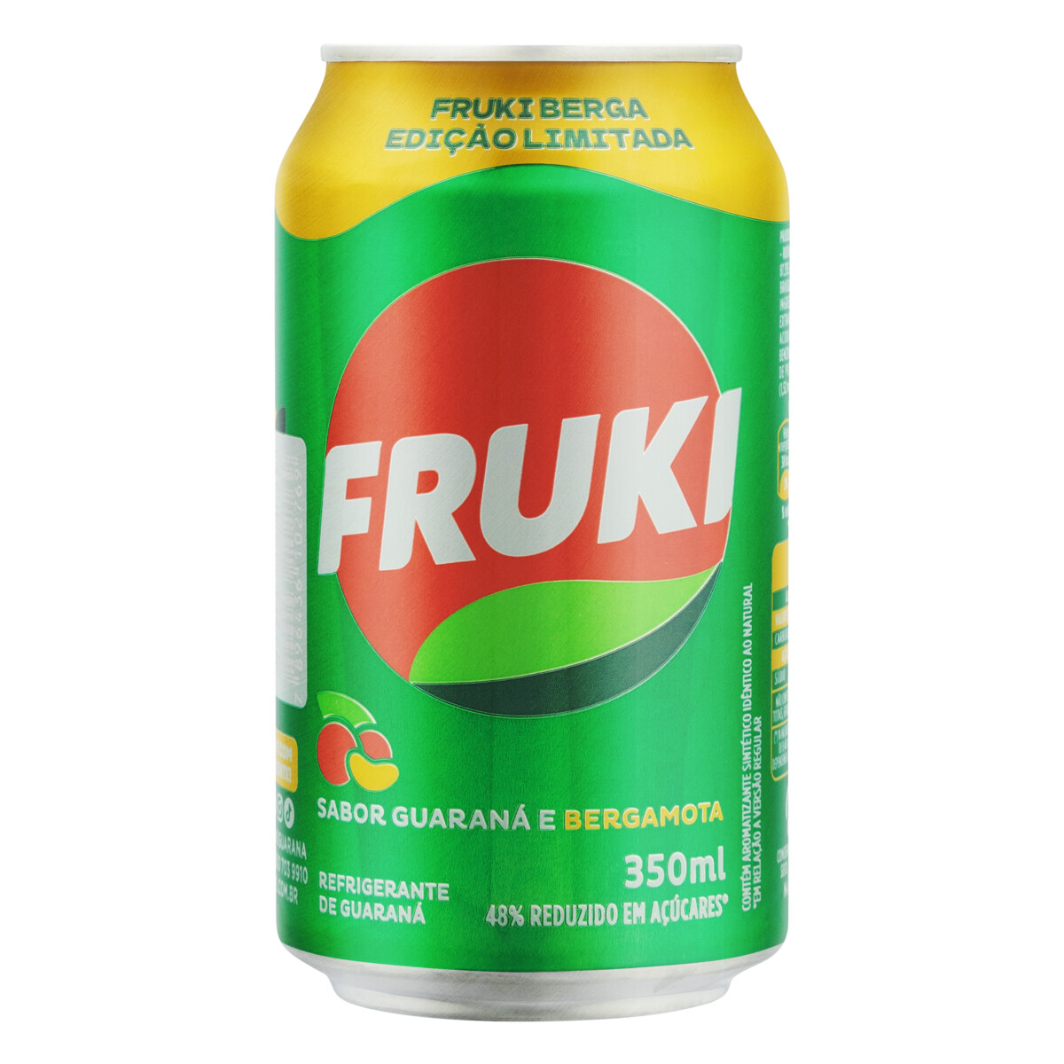 REFRIGERANTE GUARANÁ E BERGAMOTA FRUKI LATA 350ML · ilergic - Para você