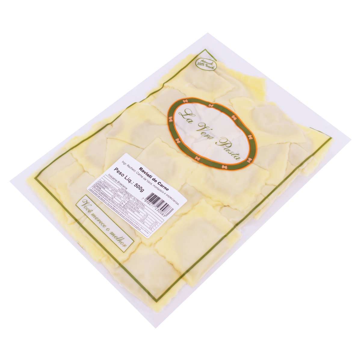 RAVIÓLI DE CARNE LA VERA PASTA 500G · ilergic - Para você