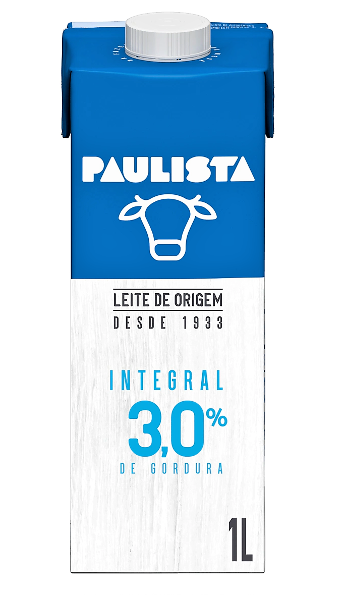 LEITE UHT PAULISTA 1LT INTEGRAL EDGE · ilergic - Para você