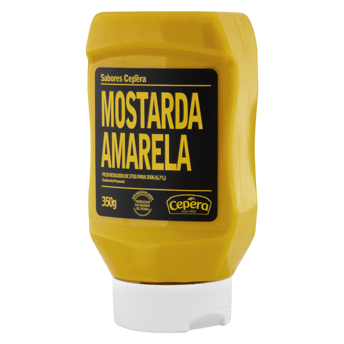 MOSTARDA AMARELA SABORES CEPÊRA SQUEEZE 350G · ilergic - Para você