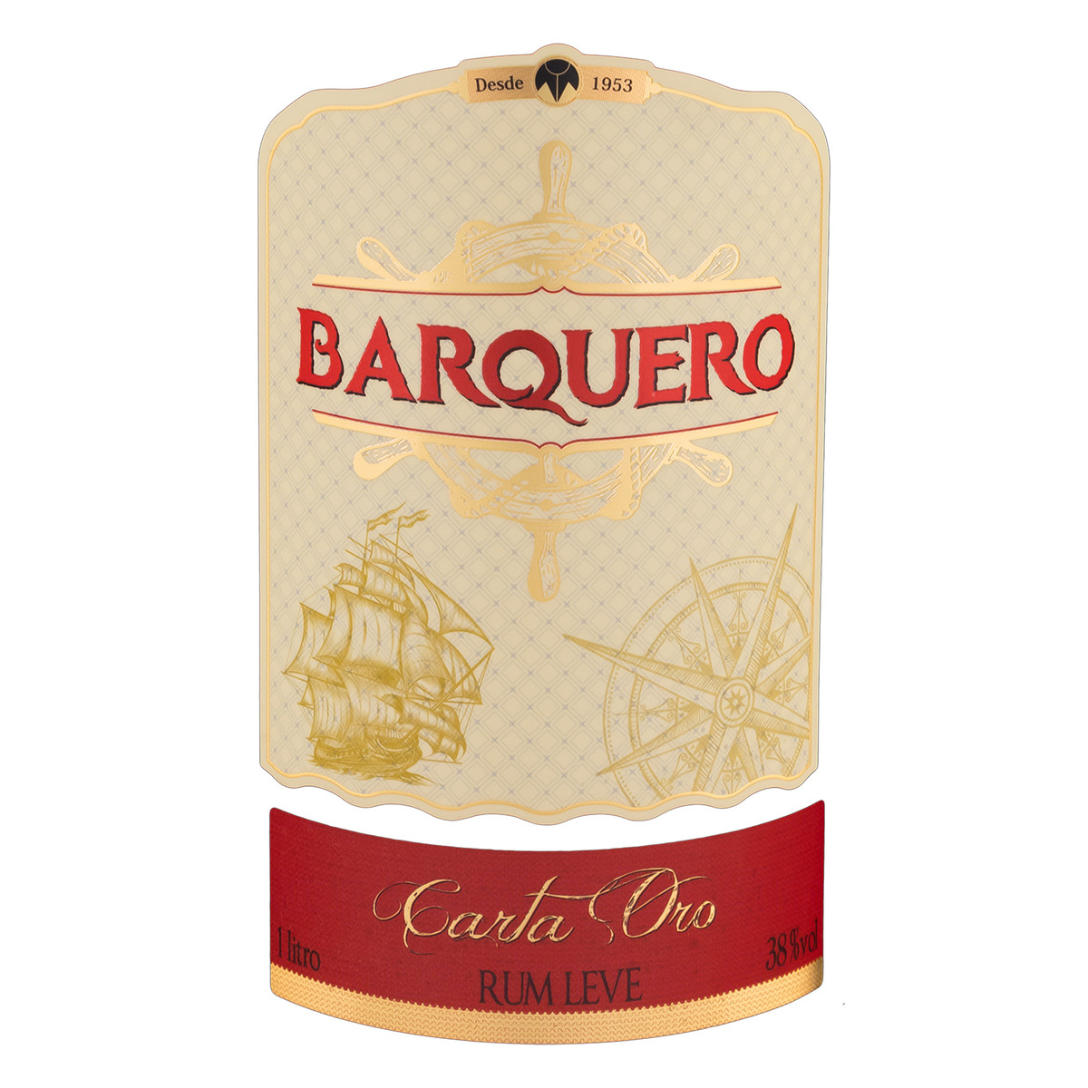 RUM BRASILEIRO CARTA OURO BARQUERO GARRAFA 1L · ilergic - Para você