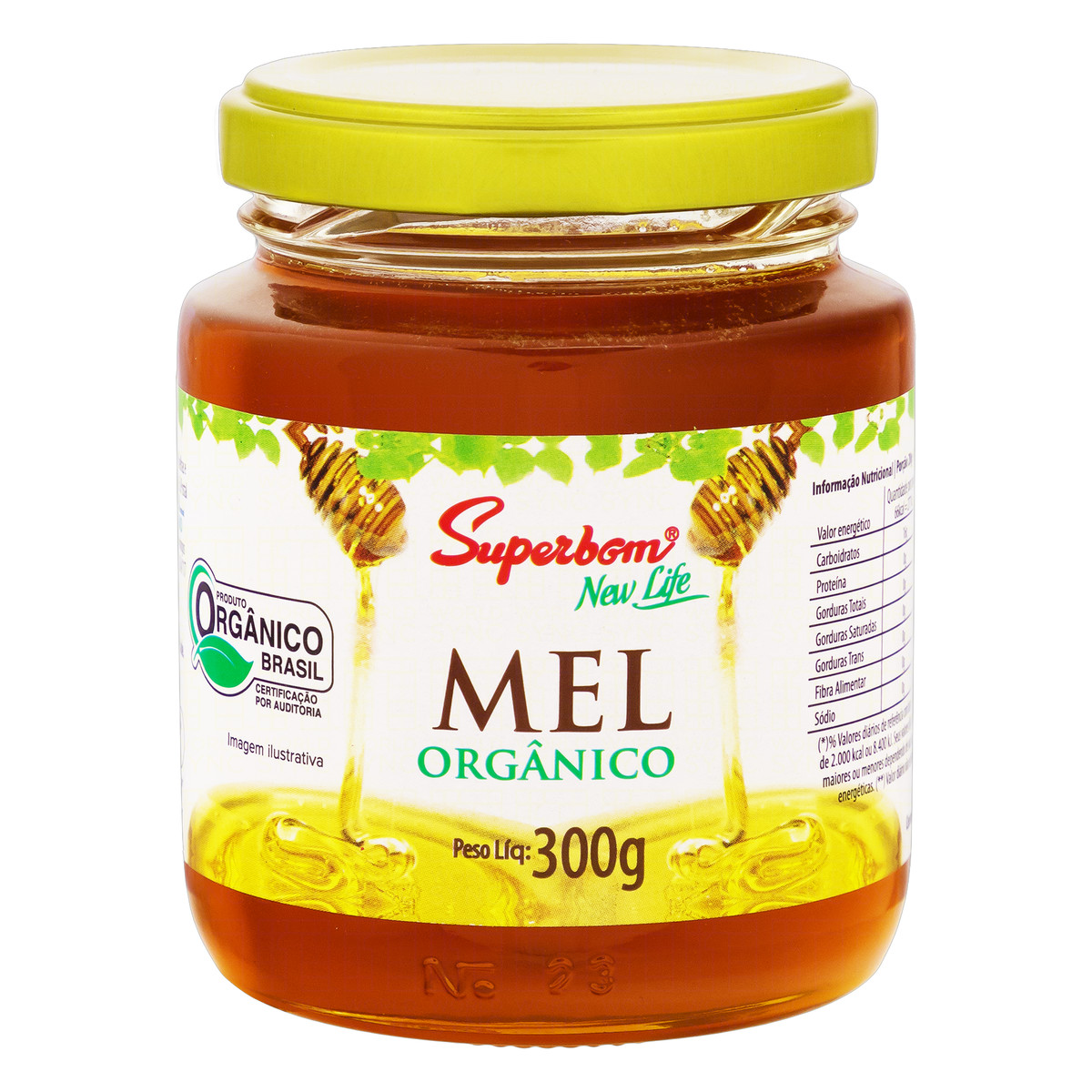 MEL ORGÂNICO SUPERBOM NEW LIFE VIDRO 300G · ilergic - Para você